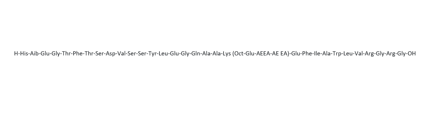 (alpha-Glu)(Side chain transposition) Semaglutide (INR 99000/- 50 mg, 5 ...